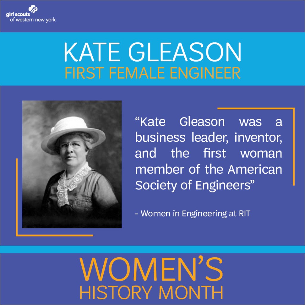 Kate Gleason – Women’s History Month Day 4 – GSWNY Blog