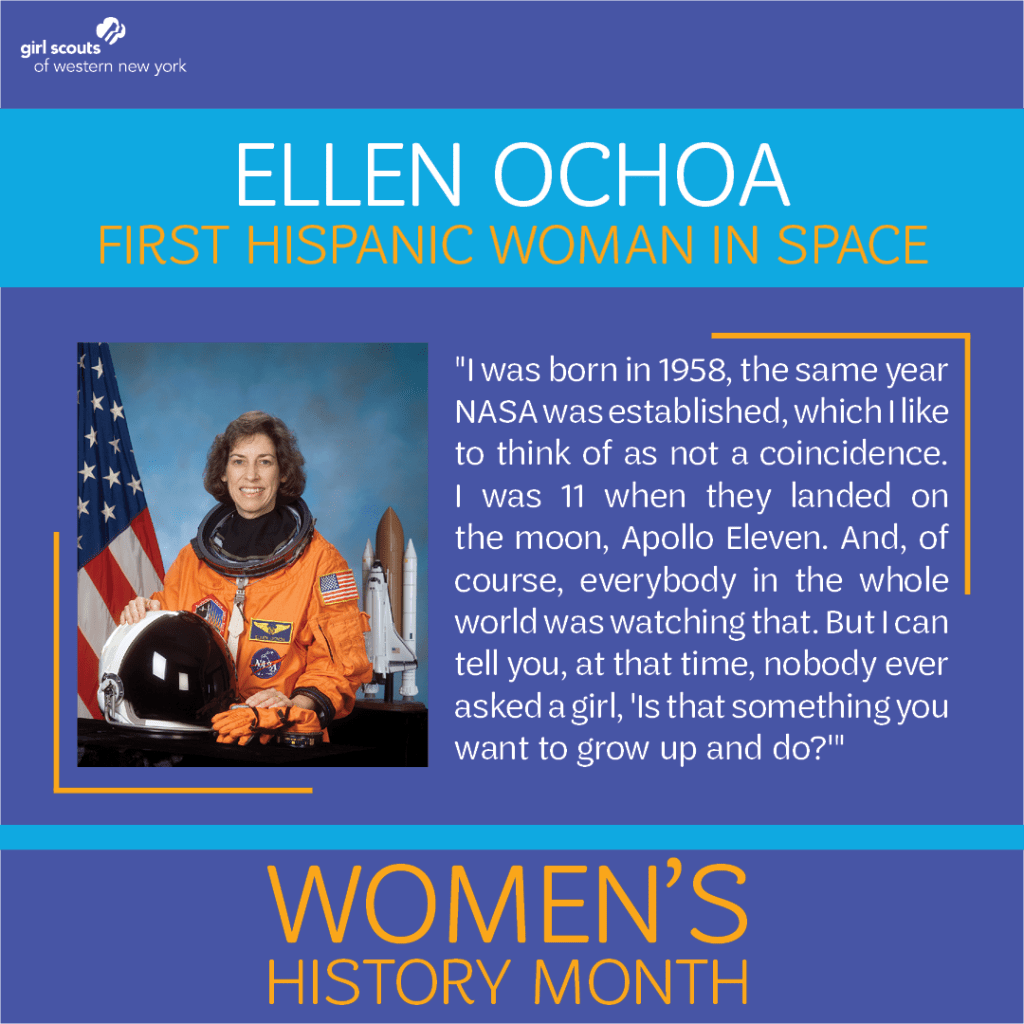 Ellen Ochoa – Women’s History Month, Day 20 – GSWNY Blog