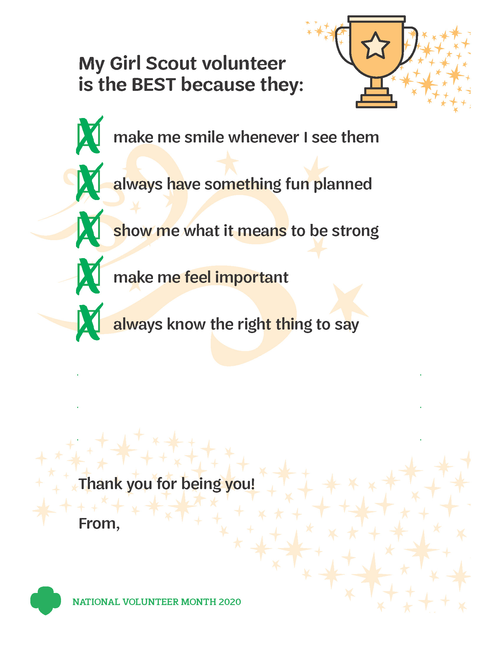 Let’s celebrate Volunteer Appreciation Month! – GSWNY Blog