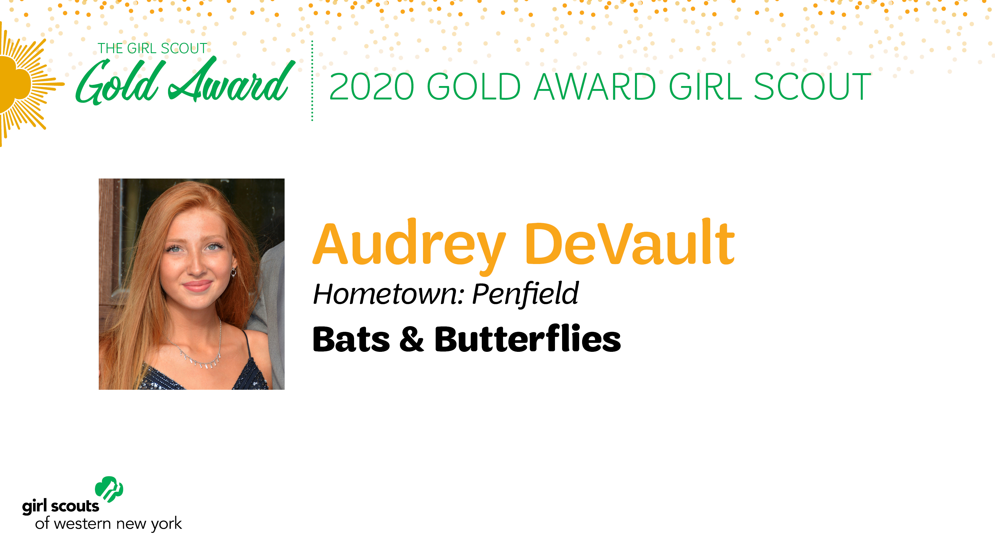 Girl Scouts of WNY announces Audrey DeVault as a 2020 Gold Award Girl ...