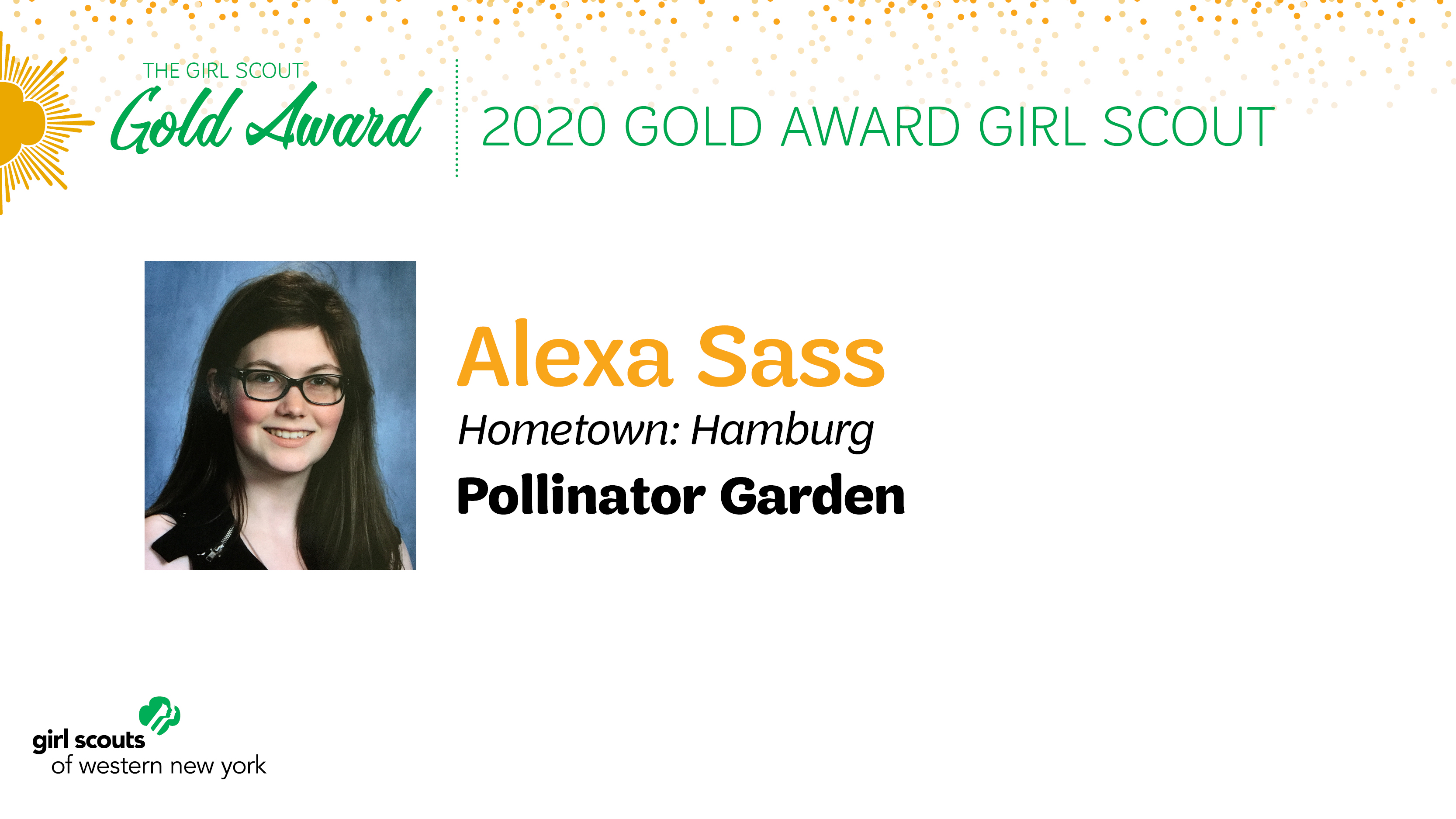 Girl Scouts of WNY announces Alexa Sass as a 2020 Gold Award Girl Scout ...