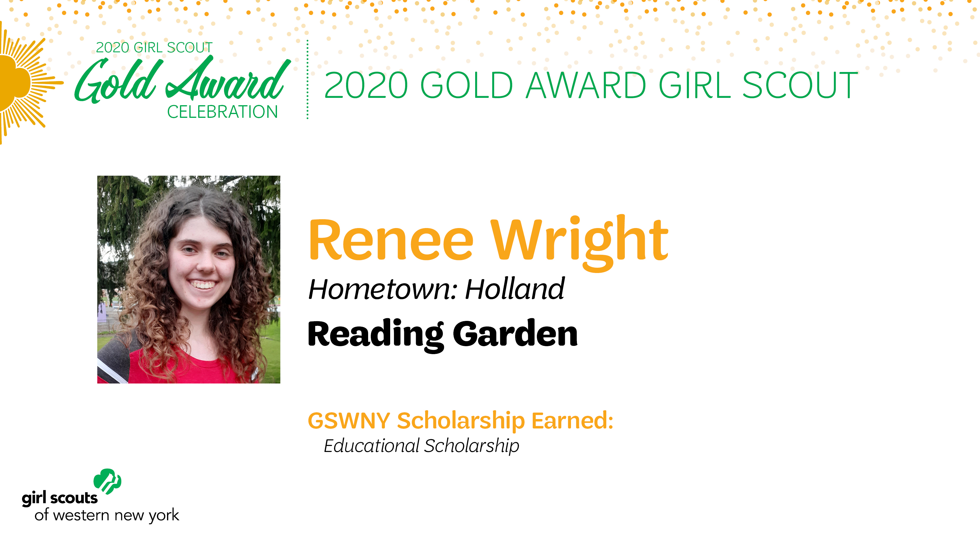 Girl Scouts of WNY announces Renee Wright as a 2020 Gold Award Girl ...