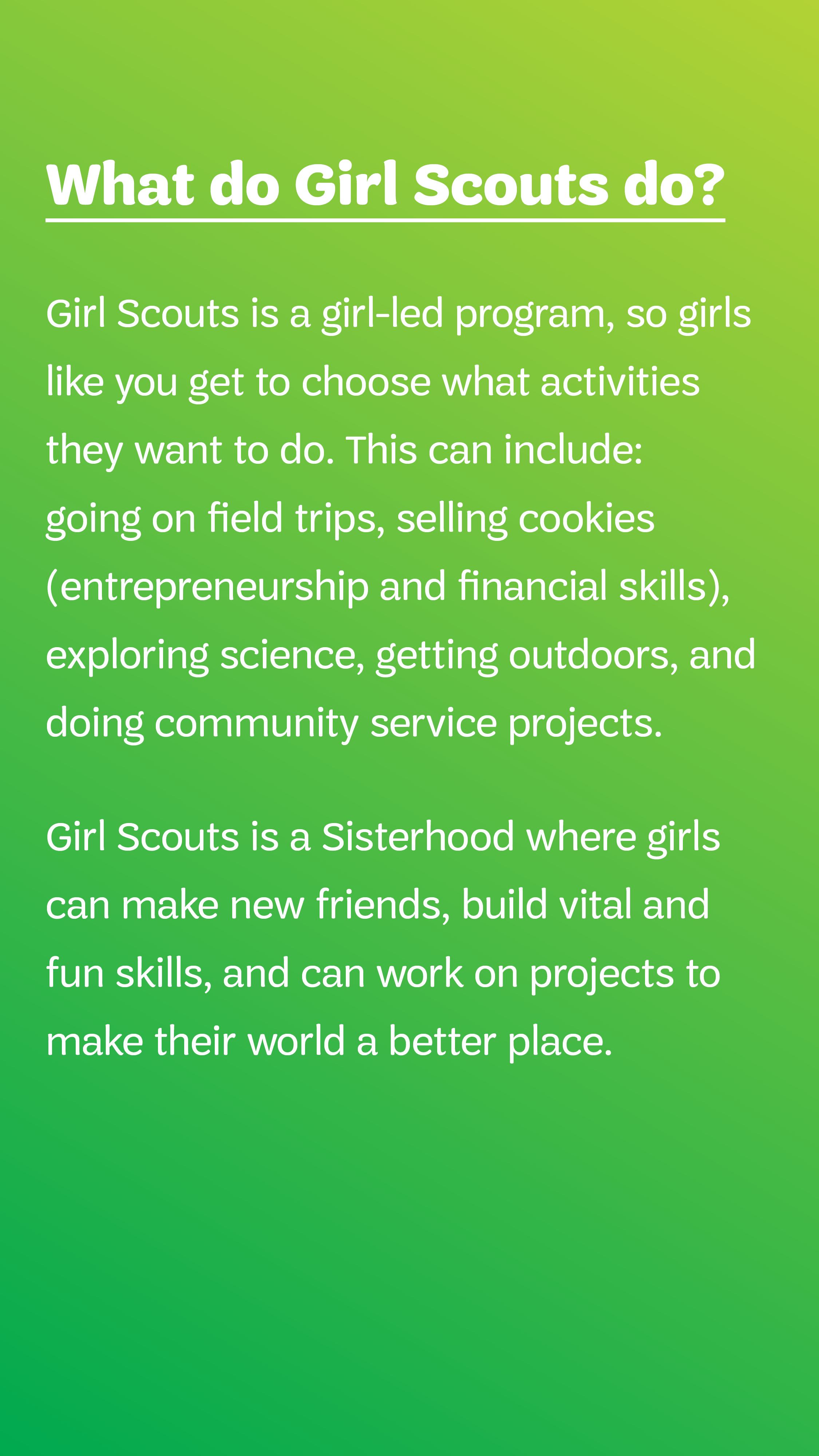 Girl Scout FAQ – GSWNY Blog