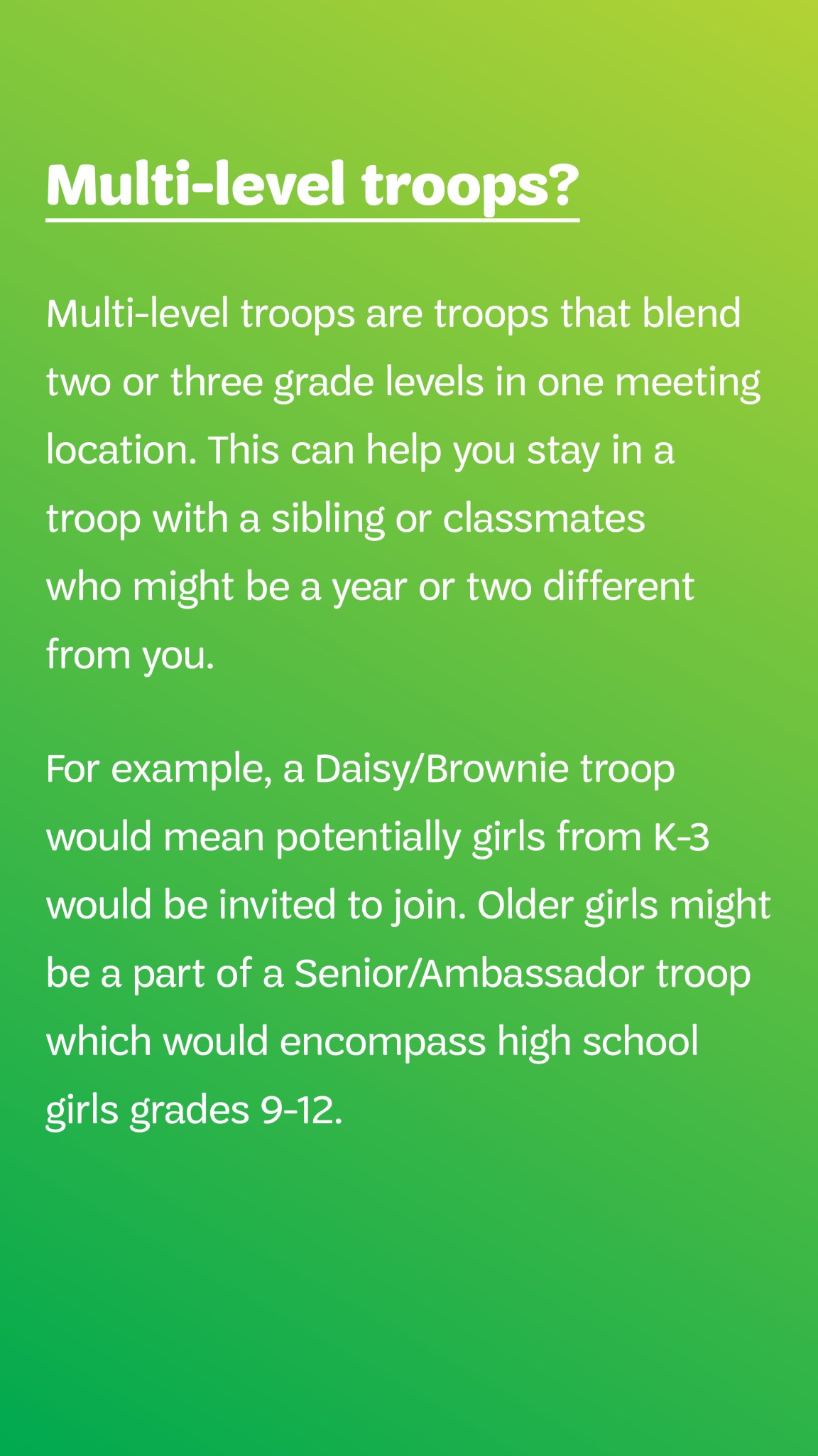 Girl Scout FAQ – GSWNY Blog