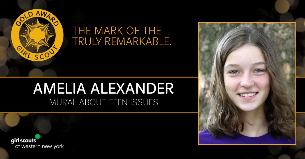Amelia Alexander earns 2021 Girl Scout Gold Award – GSWNY Blog