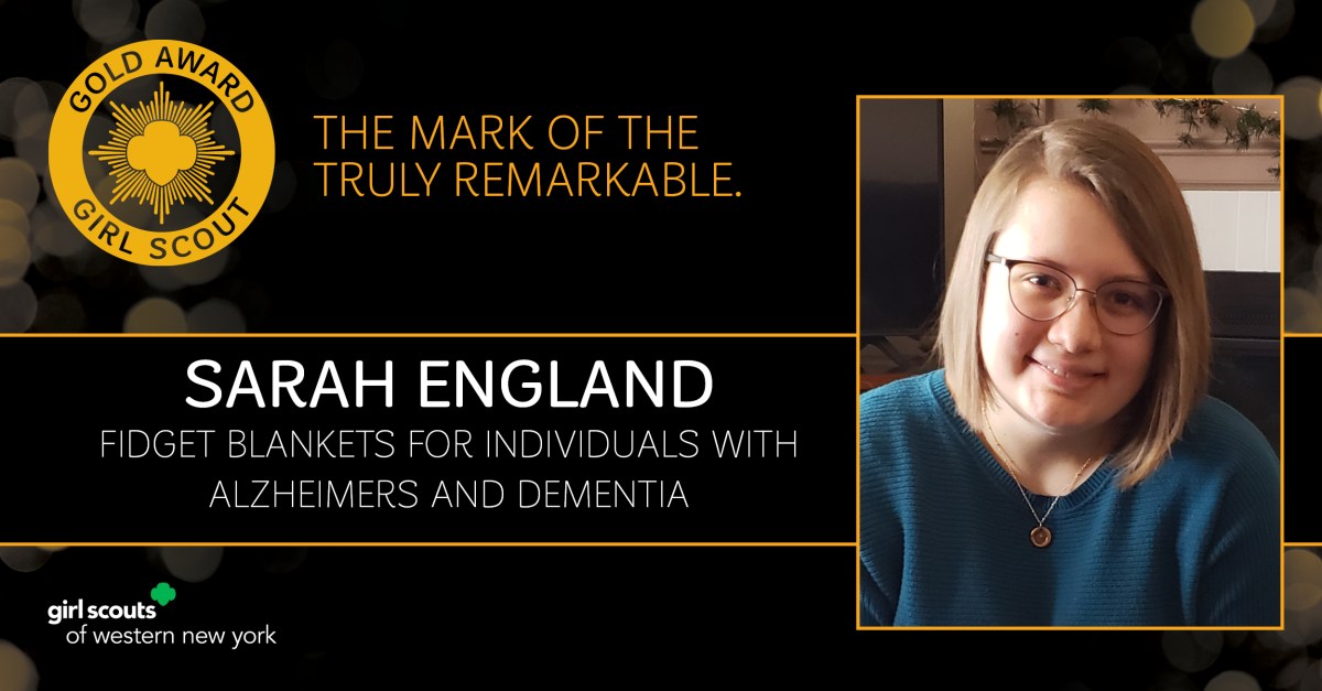 Sarah England earns 2021 Girl Scout Gold Award – GSWNY Blog